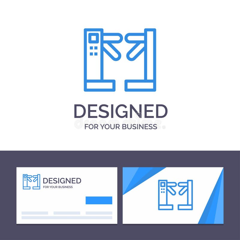 Creative Business Card and Logo Template Access, Control, Turnstiles ...