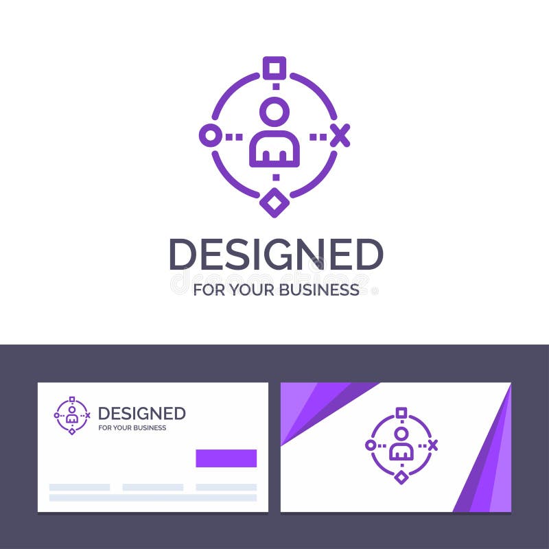 Creative Business Card and Logo Template Ambient, User, Technology ...