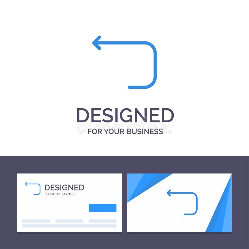 Creative Business Card and Logo Template Arrow, Loop, Loop Arrow, Back ...