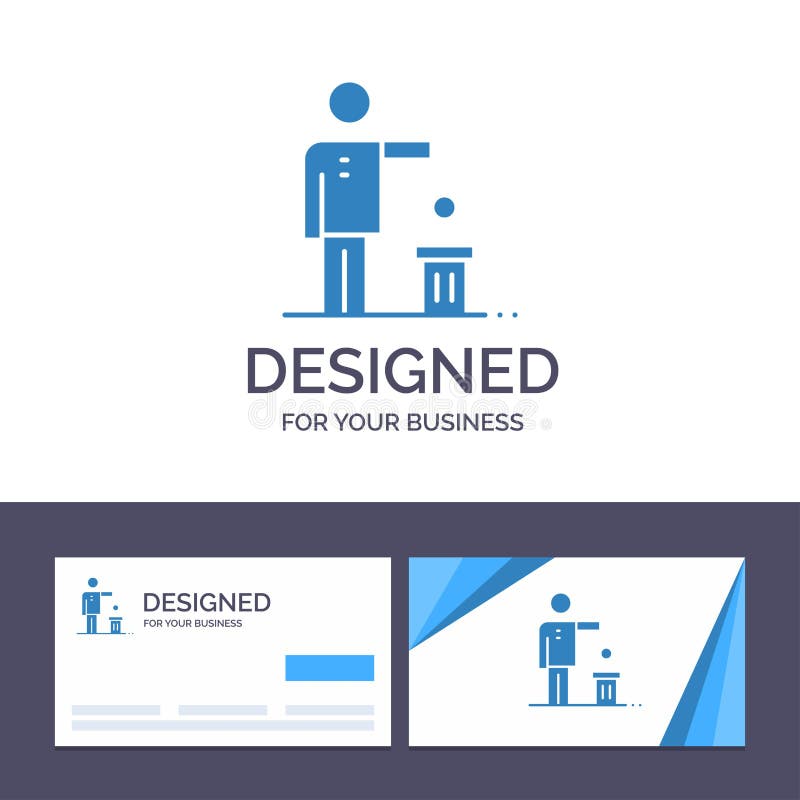 Creative Business Card and Logo Template Bad, Idea, Ideas, Recycling ...
