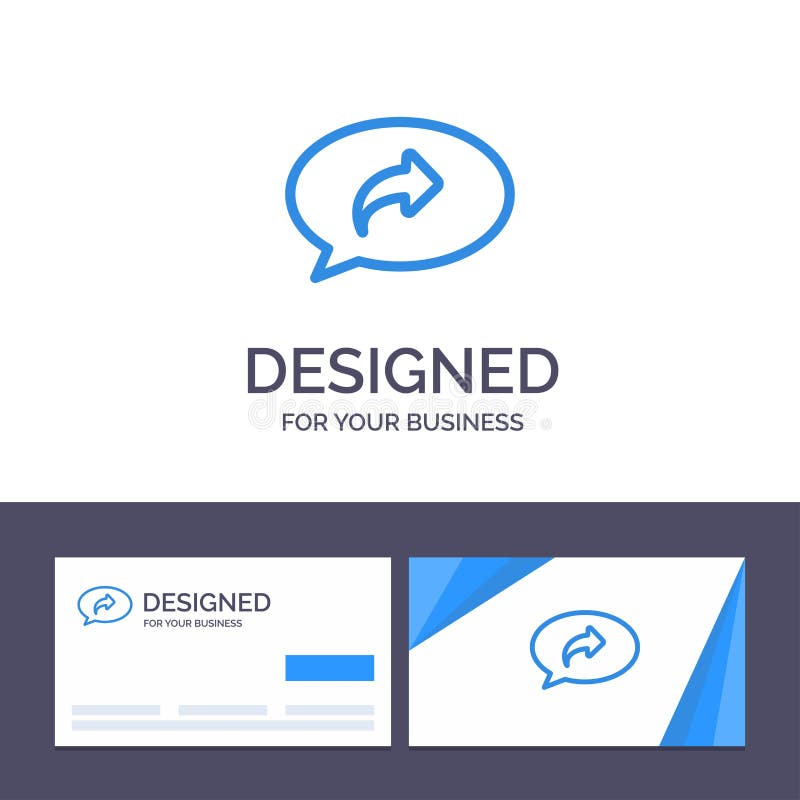 Creative Business Card and Logo Template Basic, Chat, Arrow, Right ...