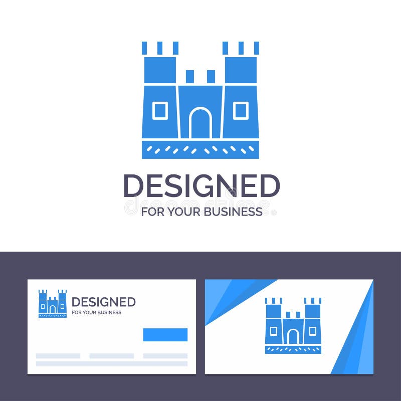 Creative Business Card and Logo Template Beach, Castle, Sand Castle ...