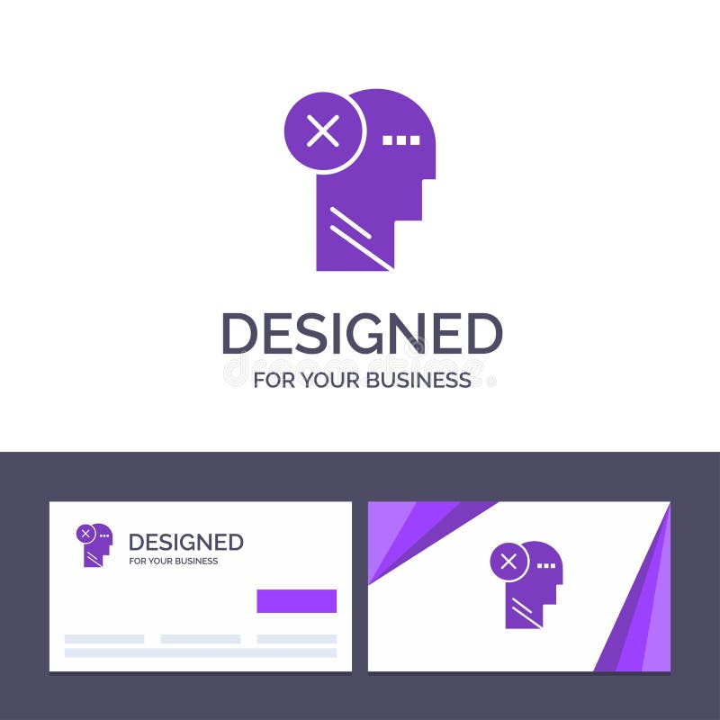 Creative Business Card and Logo Template Brain, Failure, Head, Human ...