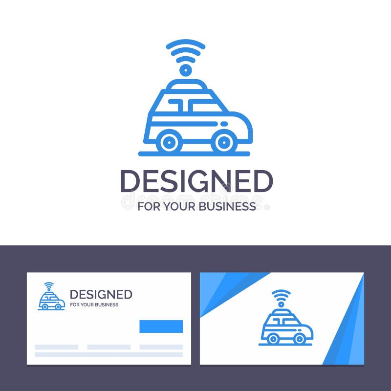 Creative Business Card and Logo Template Car, Location, Map Vector ...