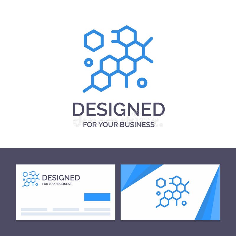 Cell, Molecule, Science Blue Business Logo and Business Card Template ...