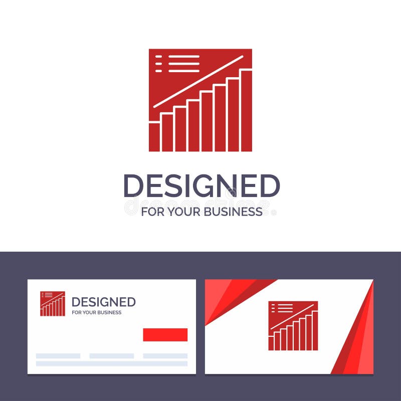 Creative Business Card and Logo Template Chart, Graph, Analytics ...