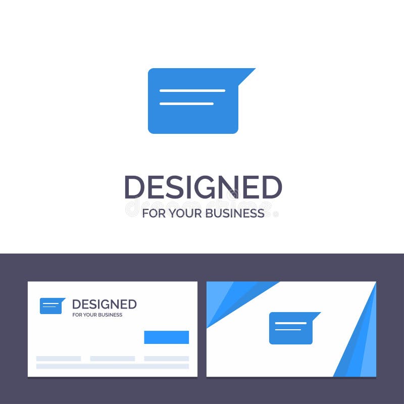 Creative Business Card and Logo Template Chat, Basic, Chatting, Ui ...