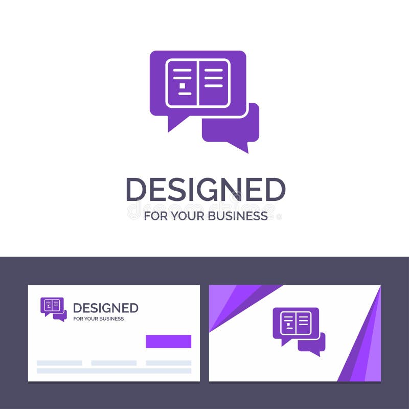 Creative Business Card and Logo Template Chat, Messages, Popup, Sms ...