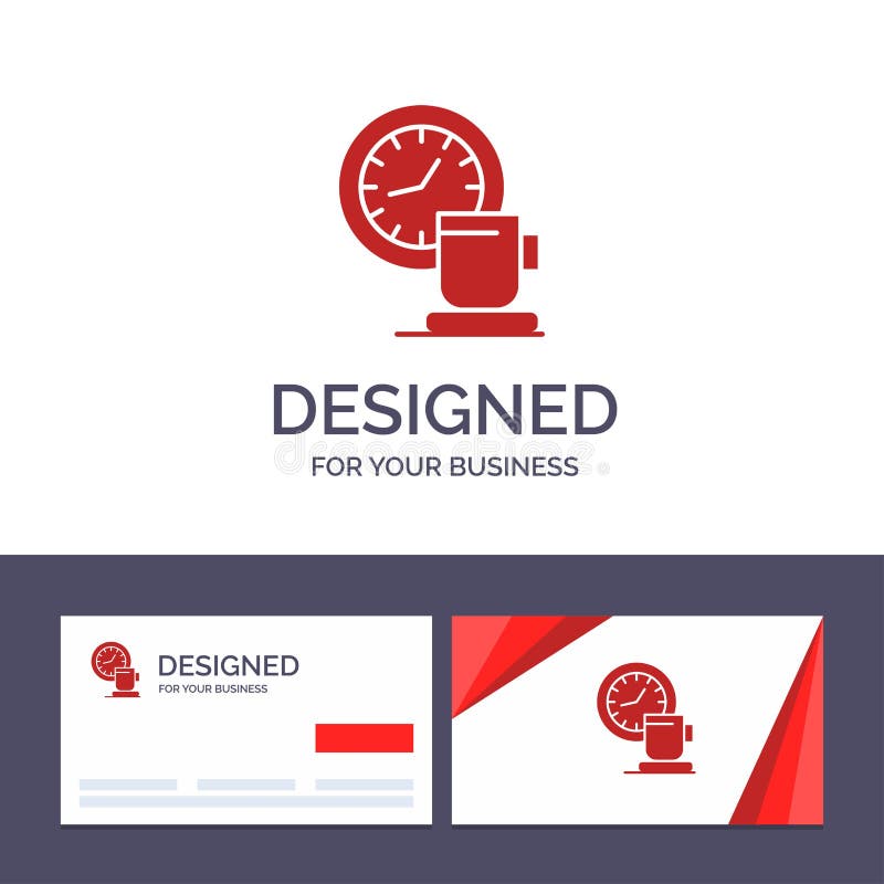 Creative Business Card and Logo Template Coffee, Break, Cup, Time ...