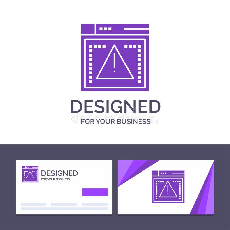 Creative Business Card and Logo Template Computing, Coding, Error ...