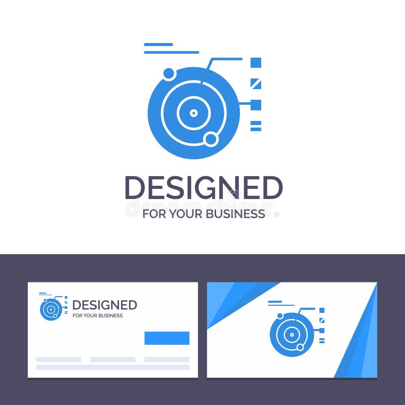 Creative Business Card and Logo Template Data, Model, Orbit, Planetary ...
