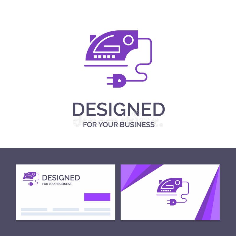 Creative Business Card and Logo Template Electric, Home, Iron, Machine ...