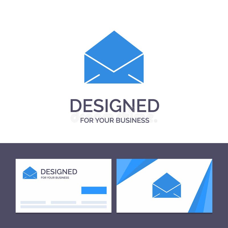 Creative Business Card and Logo Template Email, Mail, Message, Open ...