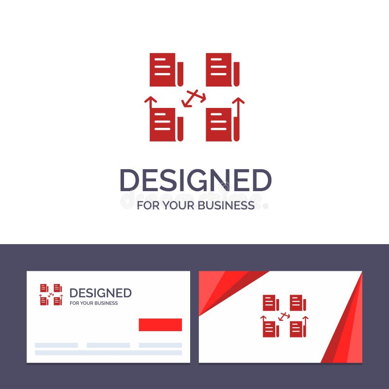 Creative Business Card and Logo Template Exchange, File, Folder, Data ...
