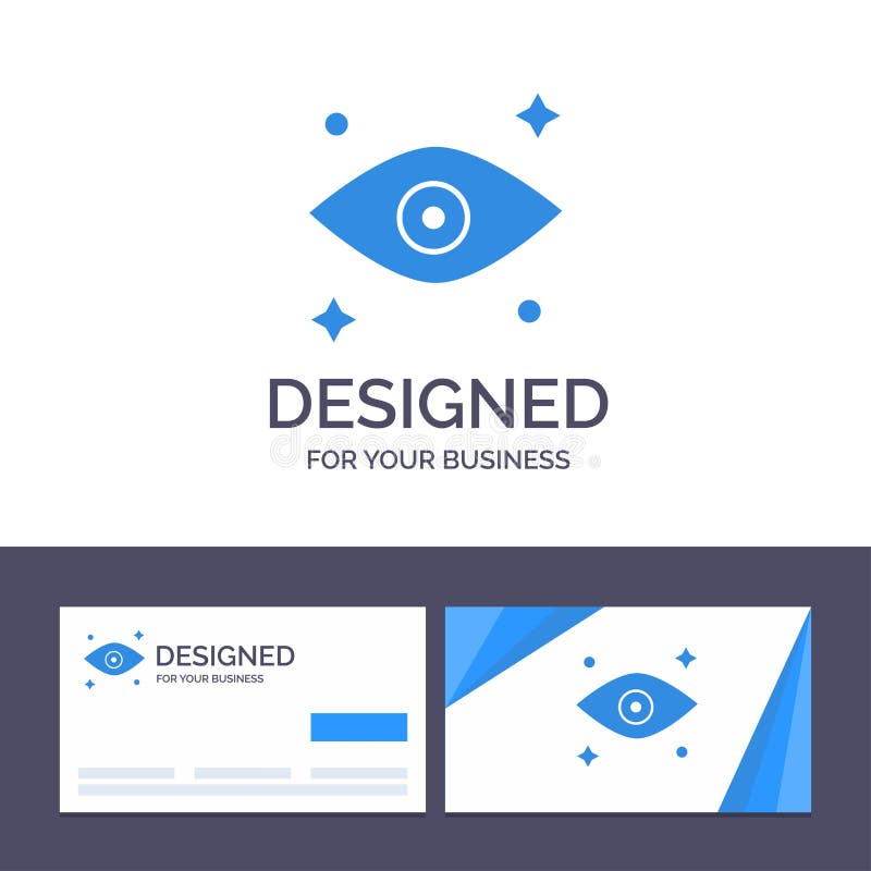 Creative Business Card and Logo Template Eye, Eyes, Watching Vector ...