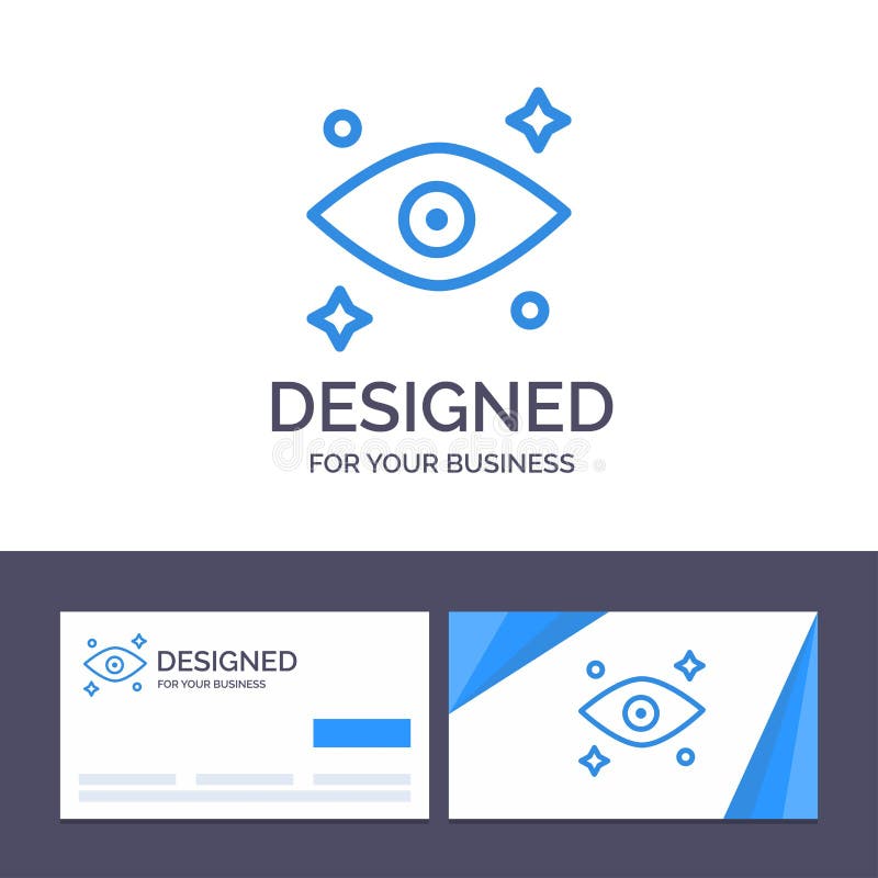 Creative Business Card and Logo Template Eye, Eyes, Watching Vector ...