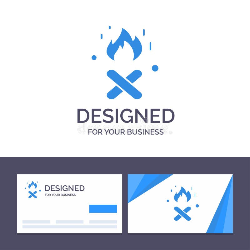 Creative Business Card and Logo Template Fire, Fire Place, Canada ...