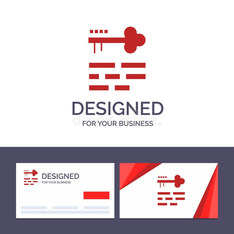 Creative Business Card and Logo Template Key, Lock, Layout, Login ...
