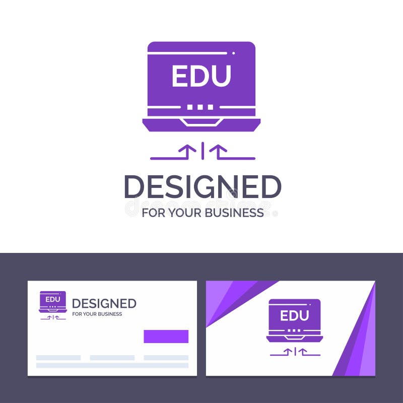 Creative Business Card and Logo Template Laptop, Hardware, Arrow ...