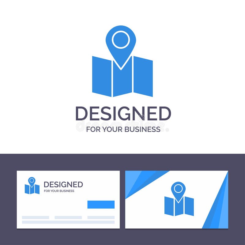 Creative Business Card and Logo Template Location, Map, Pointer Vector ...