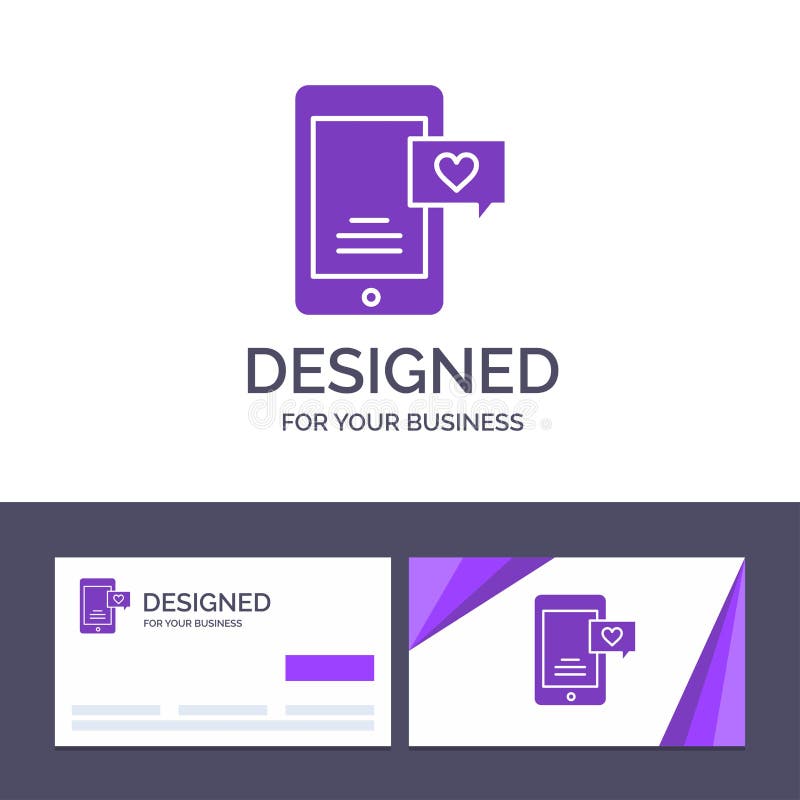 Creative Business Card and Logo Template Mobile, Chat, Chat Bubble ...