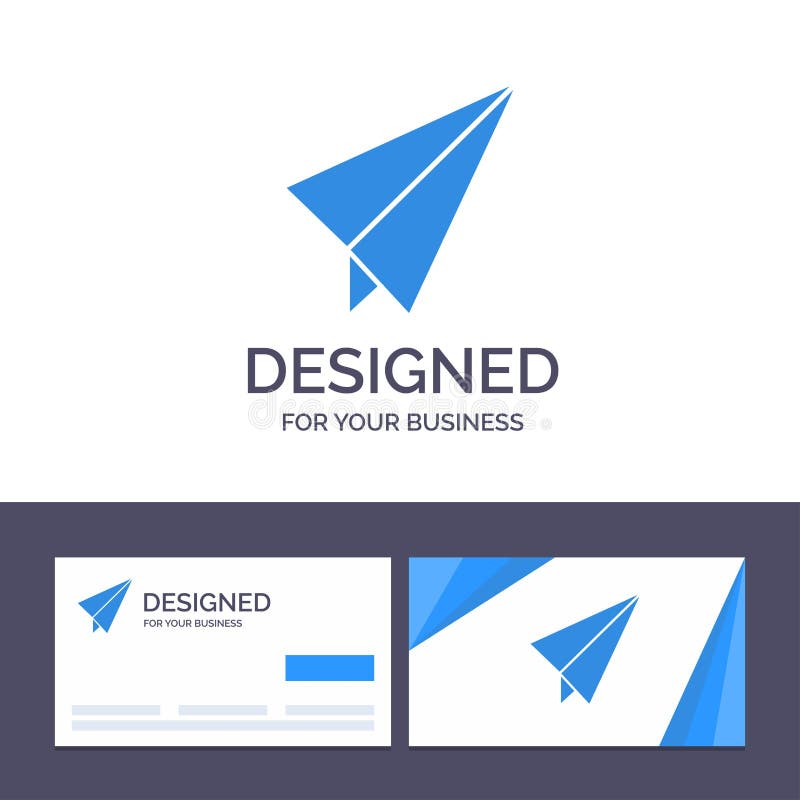 Creative Business Card and Logo Template Paper, Paper Plane, Plane ...
