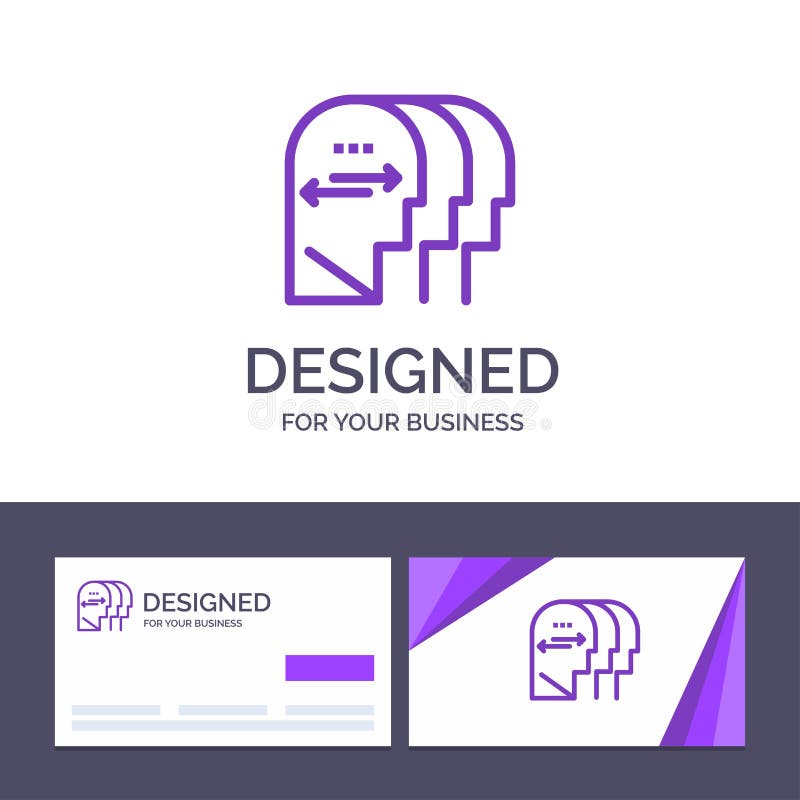 Creative Business Card and Logo Template Personality, Character, Mind ...
