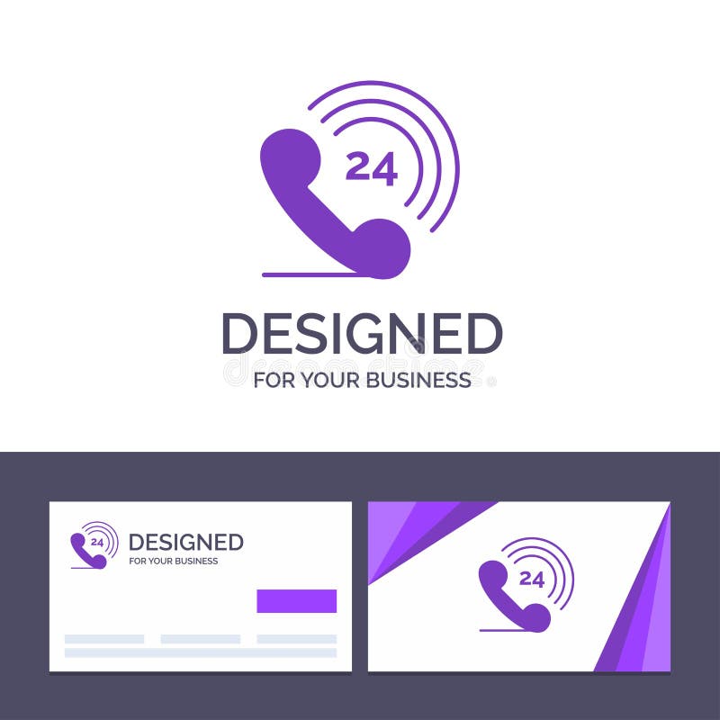 Creative Business Card and Logo Template Telephone, Phone, Ringing, 24 ...
