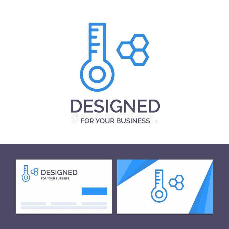 Creative Business Card and Logo Template Temperature, Temperature Meter ...