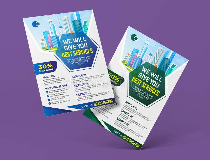 Creative Flyer Design in Illustrator, Professional Business Flyer ...