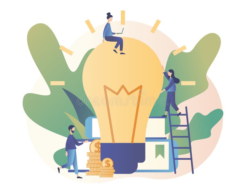 Creative Business Idea, Content Development, Brainstorming Concept ...