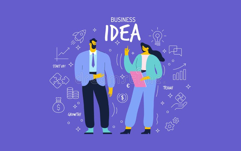 Creative Business Idea Flat Vector Illustration Stock Vector ...
