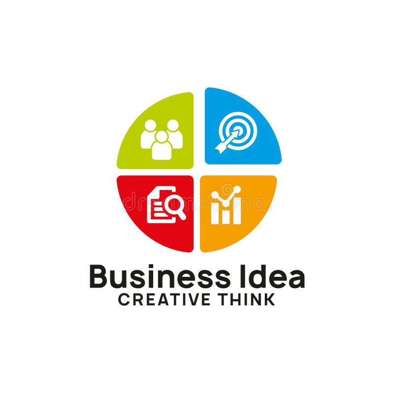 Creative Business Idea Logo Design Template Stock Vector - Illustration ...