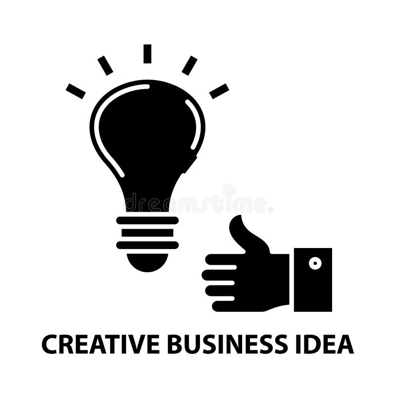 Idea Box Symbol Icon, Black Vector Sign with Editable Strokes, Concept ...