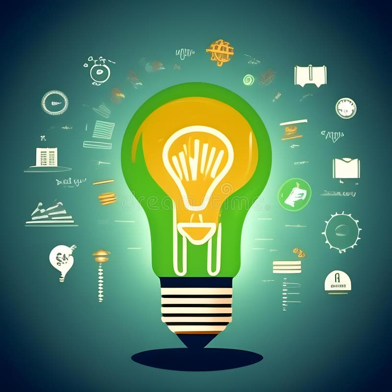 Creative Business Ideas for Future Technology Stock Image - Image of ...