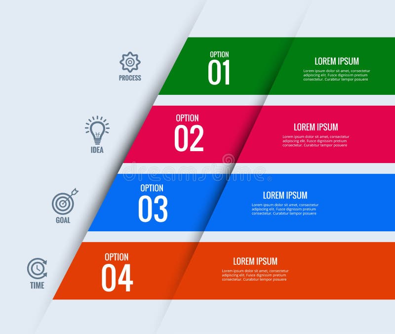 Creative Business Infographic Concept Web Banner Design Stock Vector ...