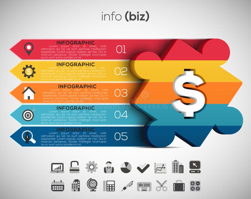 Creative Business Infographic Stock Vector - Illustration of business ...
