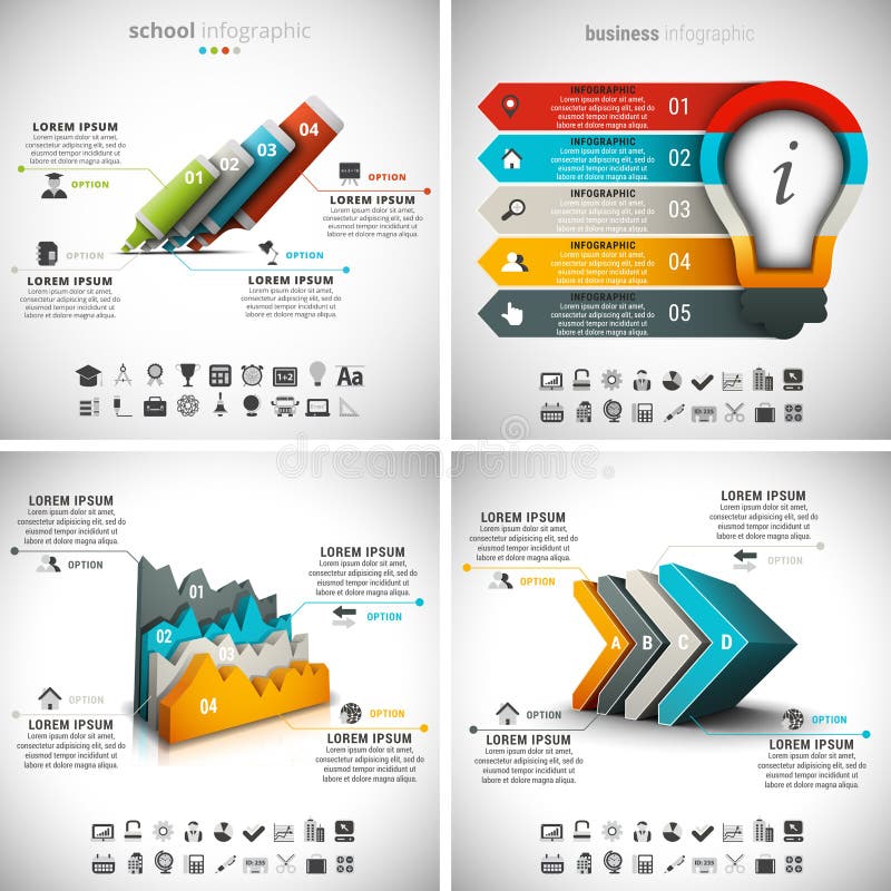 Creative Business Infographics Stock Vector - Illustration of corporate ...