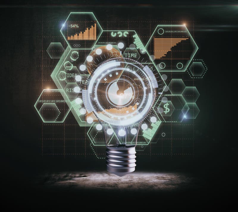 Creative Business Interface Backdrop Stock Illustration - Illustration ...