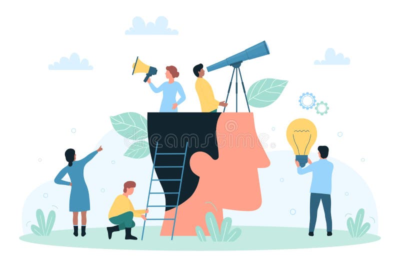 Head Looking Forward Stock Illustrations – 457 Head Looking Forward ...