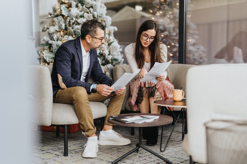 Creative Business Partners Collaborating on Growth Strategies ...