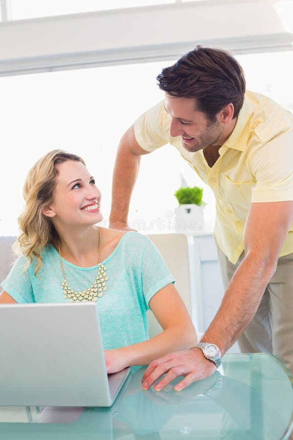 Creative Business Partners Working Together Stock Photo - Image of ...