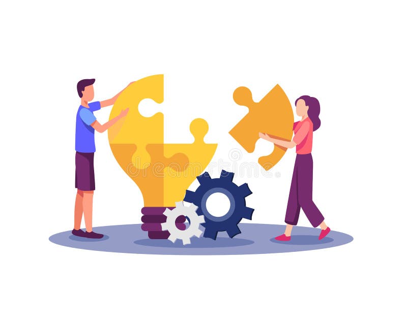 Creative Business Projects and Development Illustration Stock Vector ...