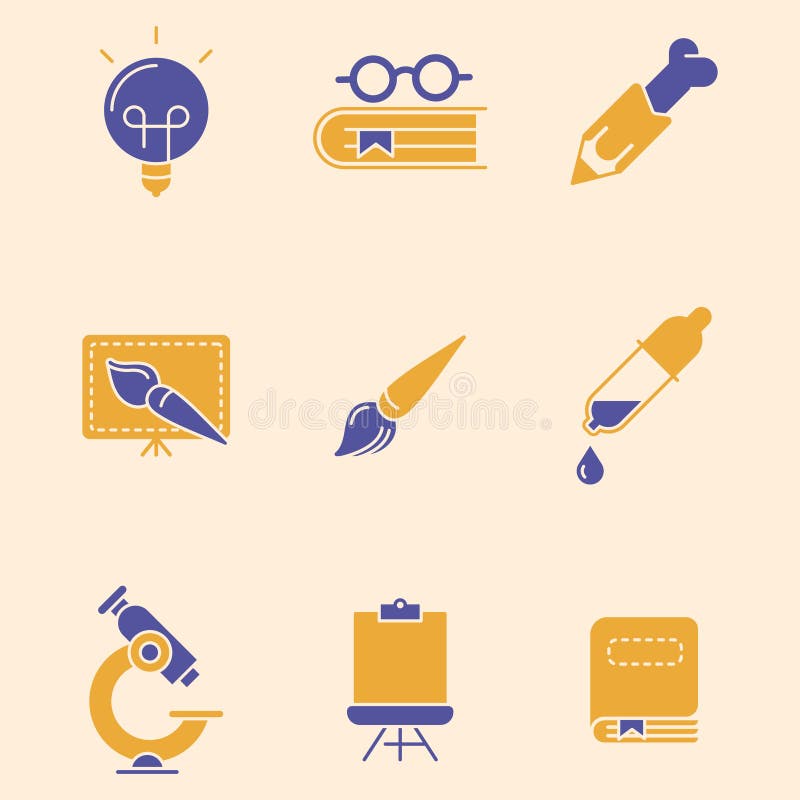 Creative Business Solutions Related Icon Set. Vector Set of Creativity ...