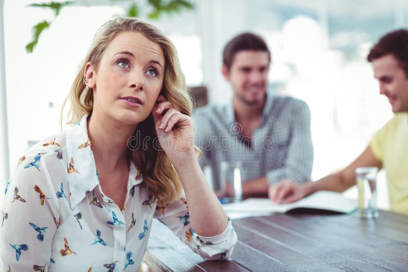 Creative Business Team Working Hard Together Stock Image - Image of ...