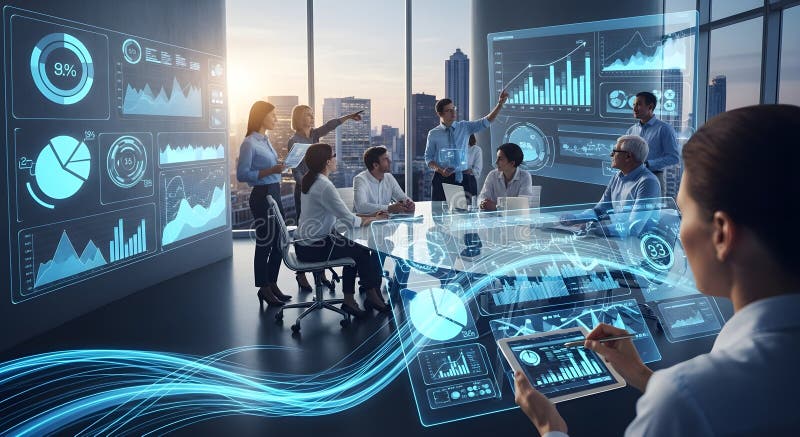 Creative Business Wide Angle Concept Projection Charts 1 Upscaled 4X ...