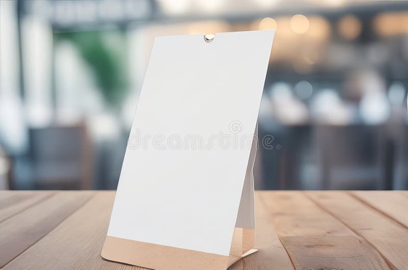 Creative Cafe Menu Stand Mockup: Engaging Key Visual Design with ...