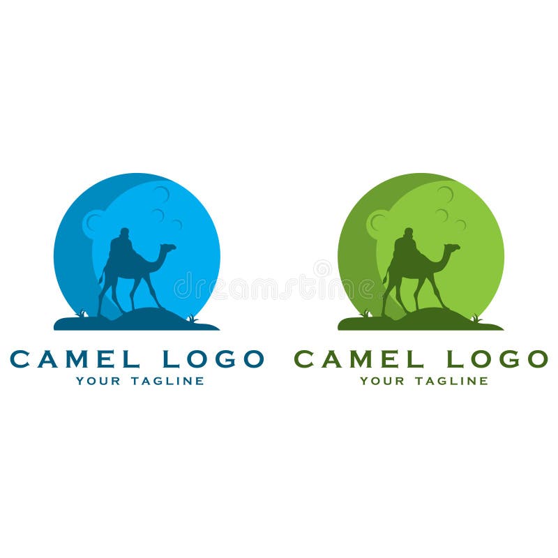Camel Logo with Slogan Template Stock Vector - Illustration of creative ...