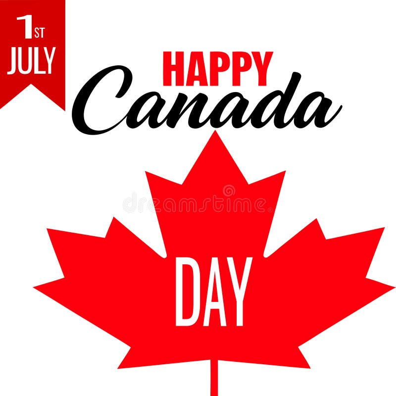 Creative Canada Day Banners with Beautiful Vector Illustrations Stock ...