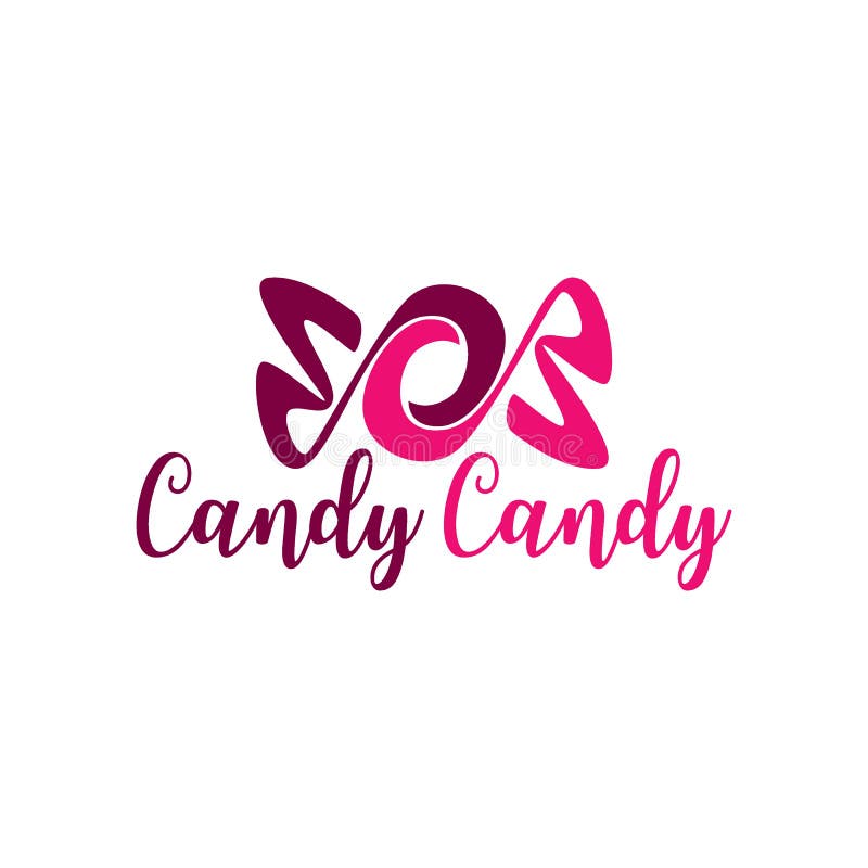 Creative Candy Logo Design Vector Art Logo Stock Illustration ...